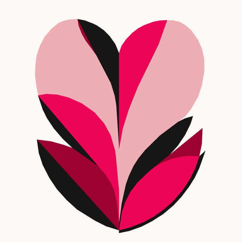 Blooming Heart Quilt Pattern – Modern Quilt Patterns