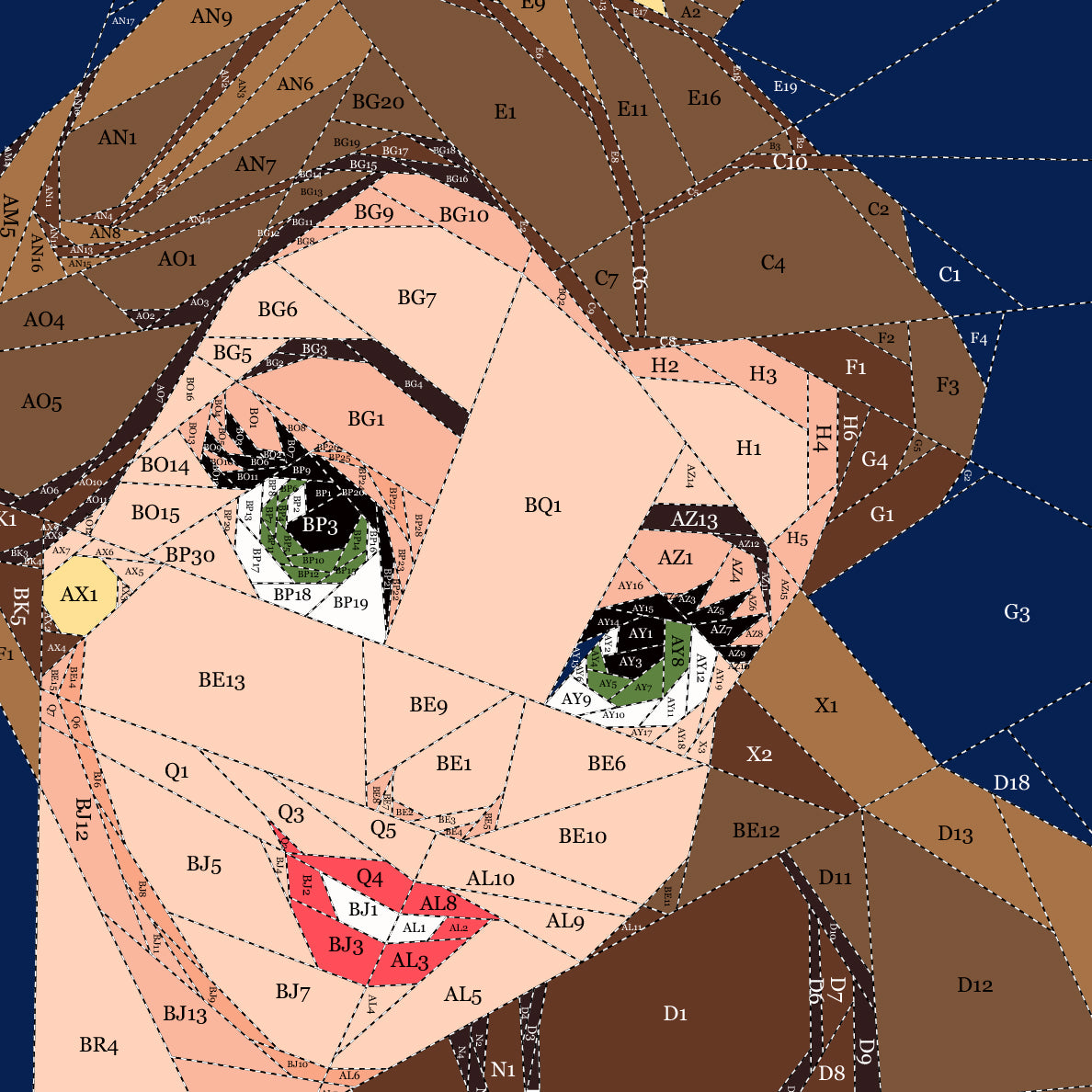 The Beauty & the Beast Paper Piecing Quilt Pattern – Modern Quilt Patterns