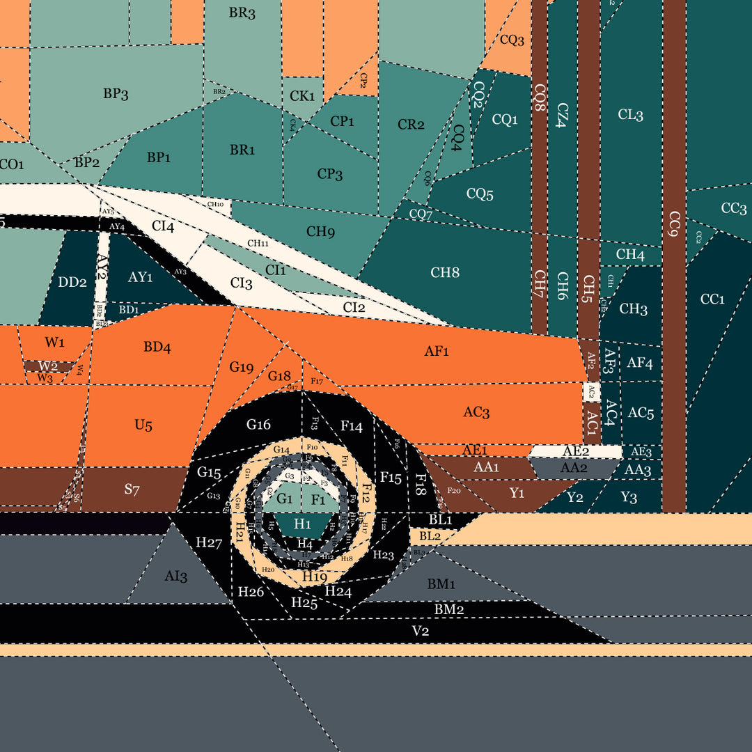 California Paper Piecing Quilt Pattern – Modern Quilt Patterns