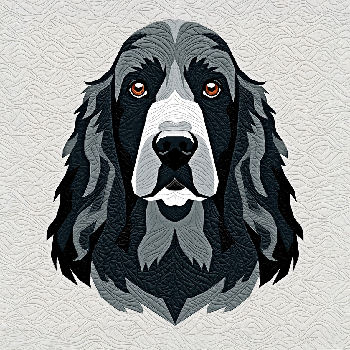 Cocker Spaniel Dog Quilt Pattern – Modern Quilt Patterns