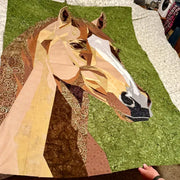 White Horse Paper Piecing Quilt Pattern – Modern Quilt Patterns