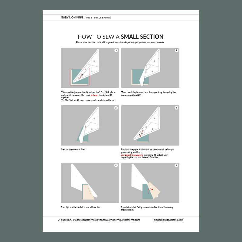 Mountain Quilt Pattern – Modern Quilt Patterns