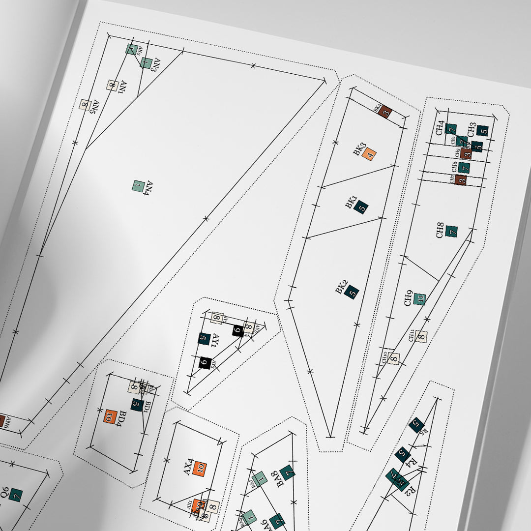 California Paper Piecing Quilt Pattern – Modern Quilt Patterns