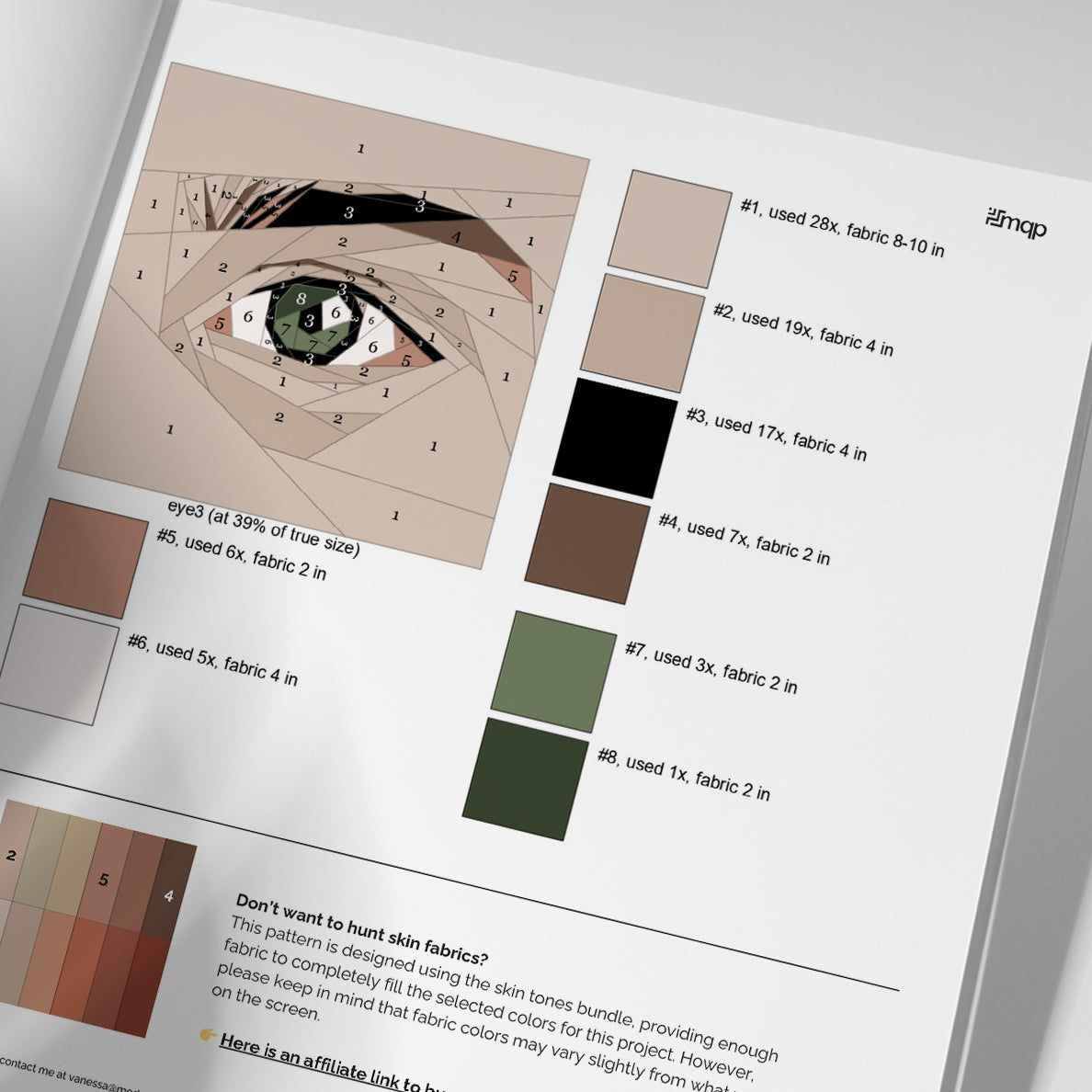 FREE Eye Quilt Pattern – Modern Quilt Patterns