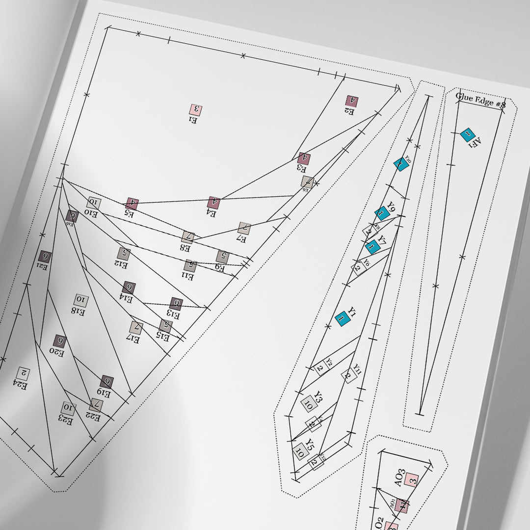 Enchanted Snow Queen Paper Piecing Quilt Pattern – Modern Quilt Patterns