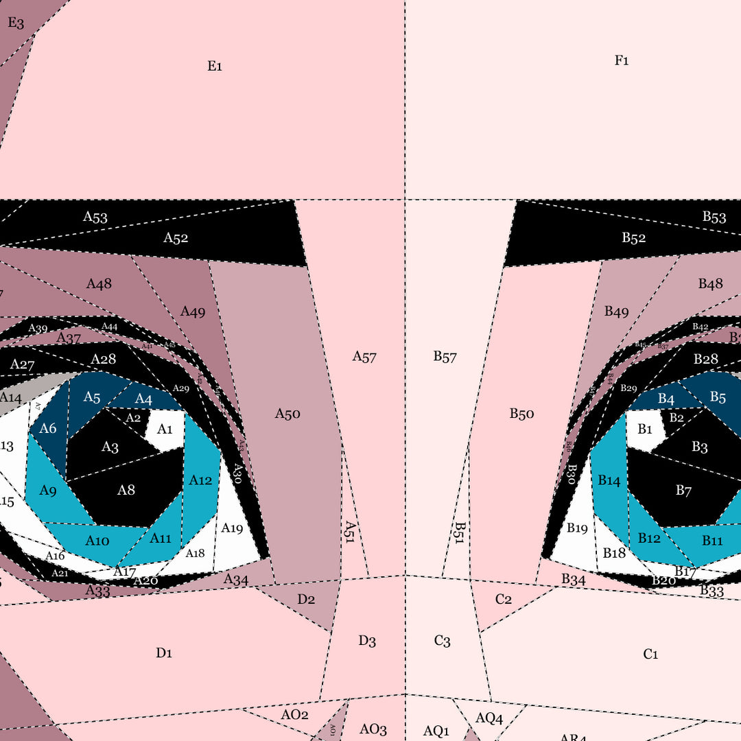 Enchanted Snow Queen Paper Piecing Quilt Pattern – Modern Quilt Patterns