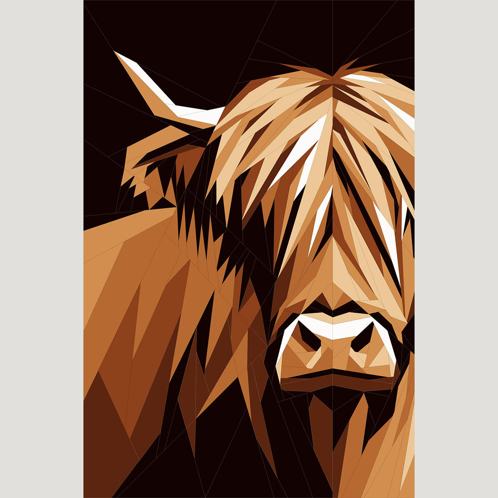 Highland Cow Quilt Pattern PDF - Farmhouse Animal Quilt – Modern Quilt ...