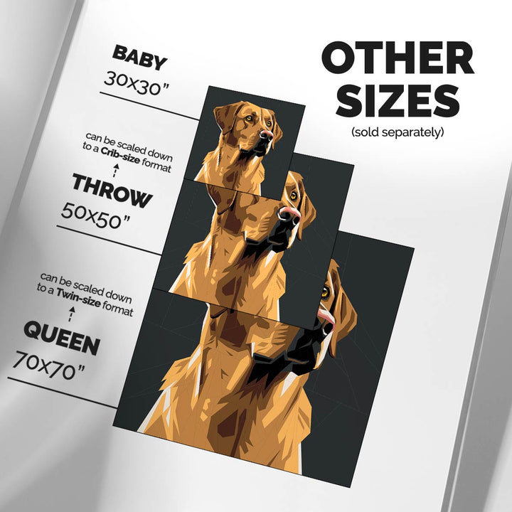 Golden Labrador Retriever Quilt Pattern – Modern Quilt Patterns