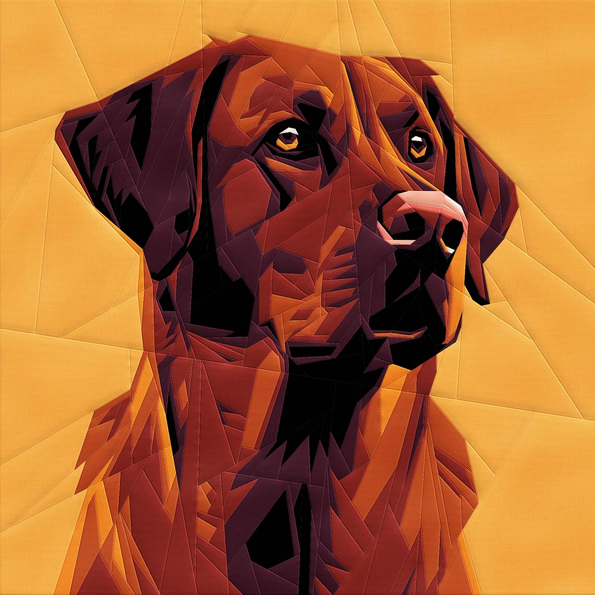Chocolate Labrador Retriever Quilt Pattern – Modern Quilt Patterns