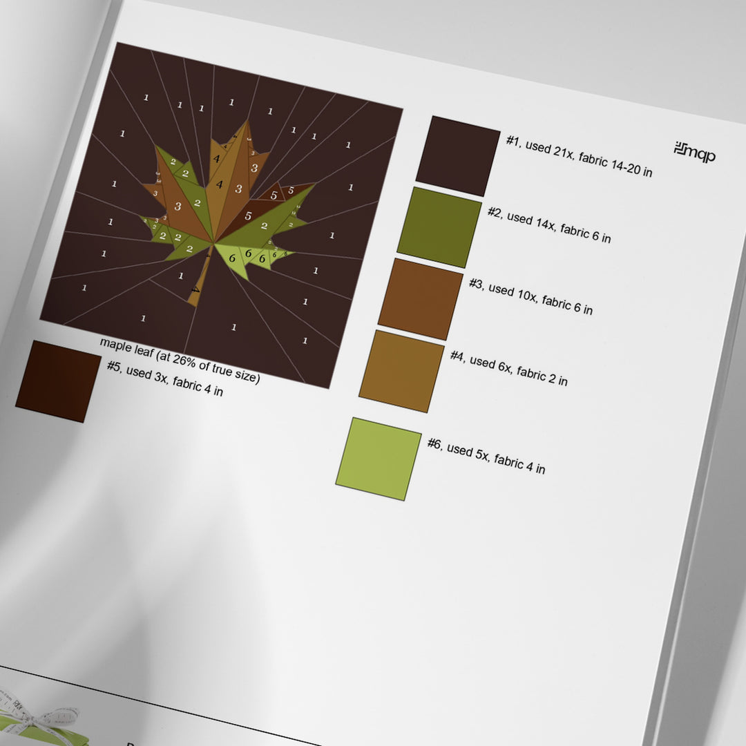 Forest Maple Leaf Quilt Pattern – Modern Quilt Patterns