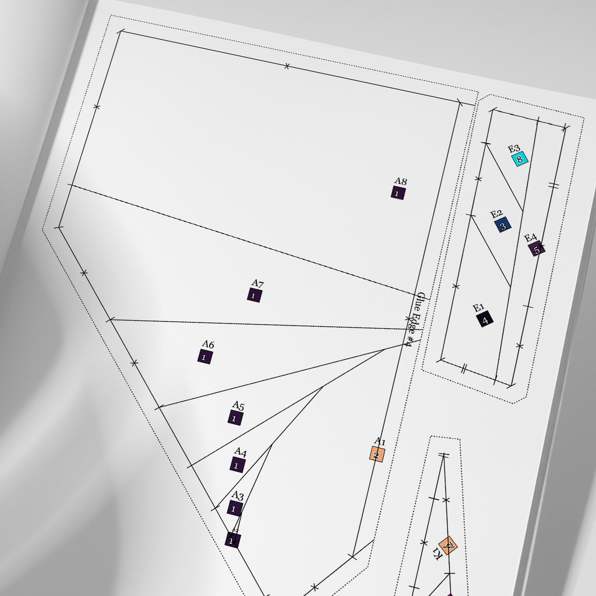 Mystic Mountain Paper Piecing Quilt pattern – Modern Quilt Patterns