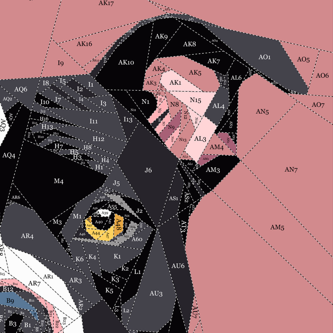 Pit Bull Dog Paper Piecing Quilt Pattern – Modern Quilt Patterns