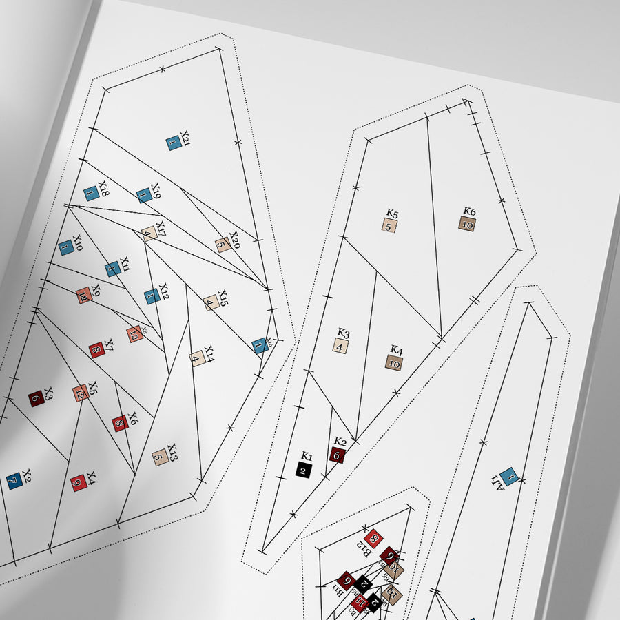 Rooster Paper Piecing Quilt Pattern – Modern Quilt Patterns