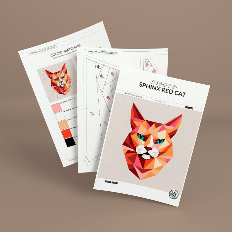 Sphinx Red Cat Easy Quilt Pattern – Modern Quilt Patterns