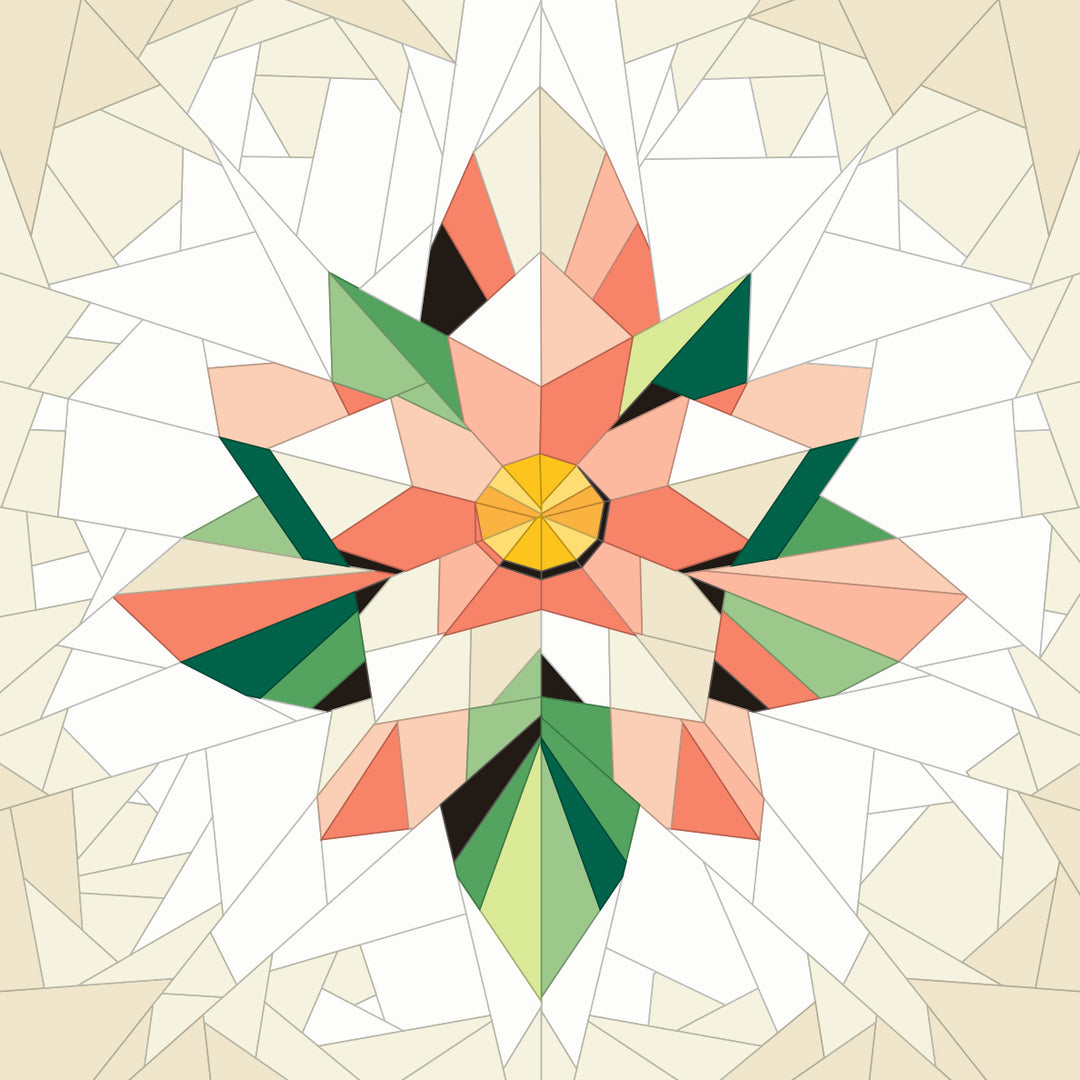 Spring Flower Quilt Pattern – Modern Quilt Patterns