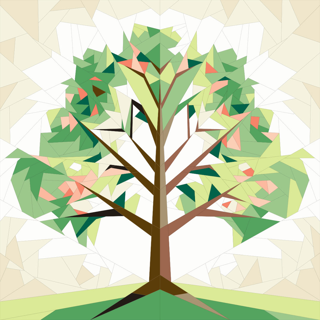 Spring Tree Quilt Pattern – Modern Quilt Patterns