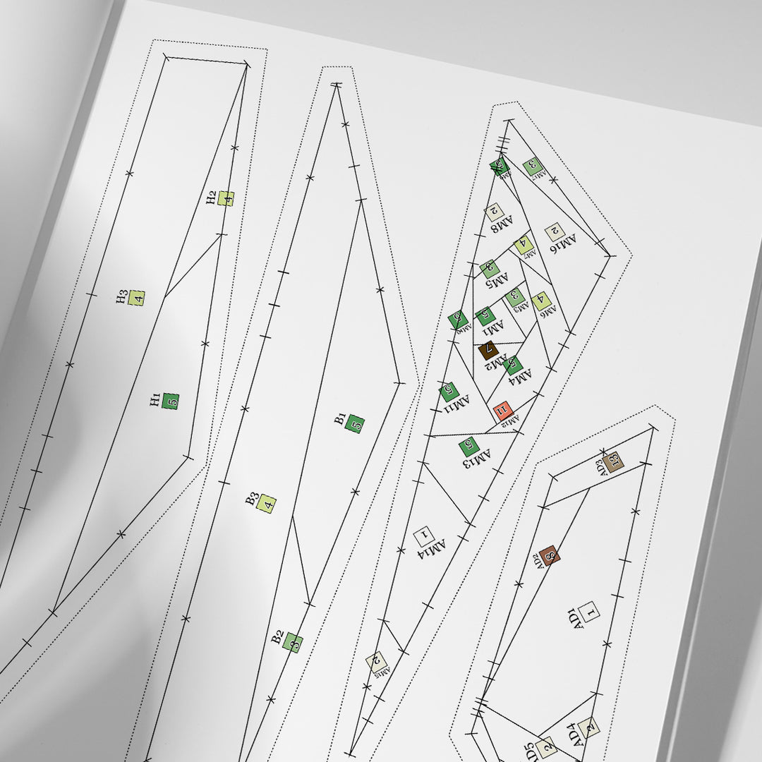 Spring Tree Quilt Pattern – Modern Quilt Patterns