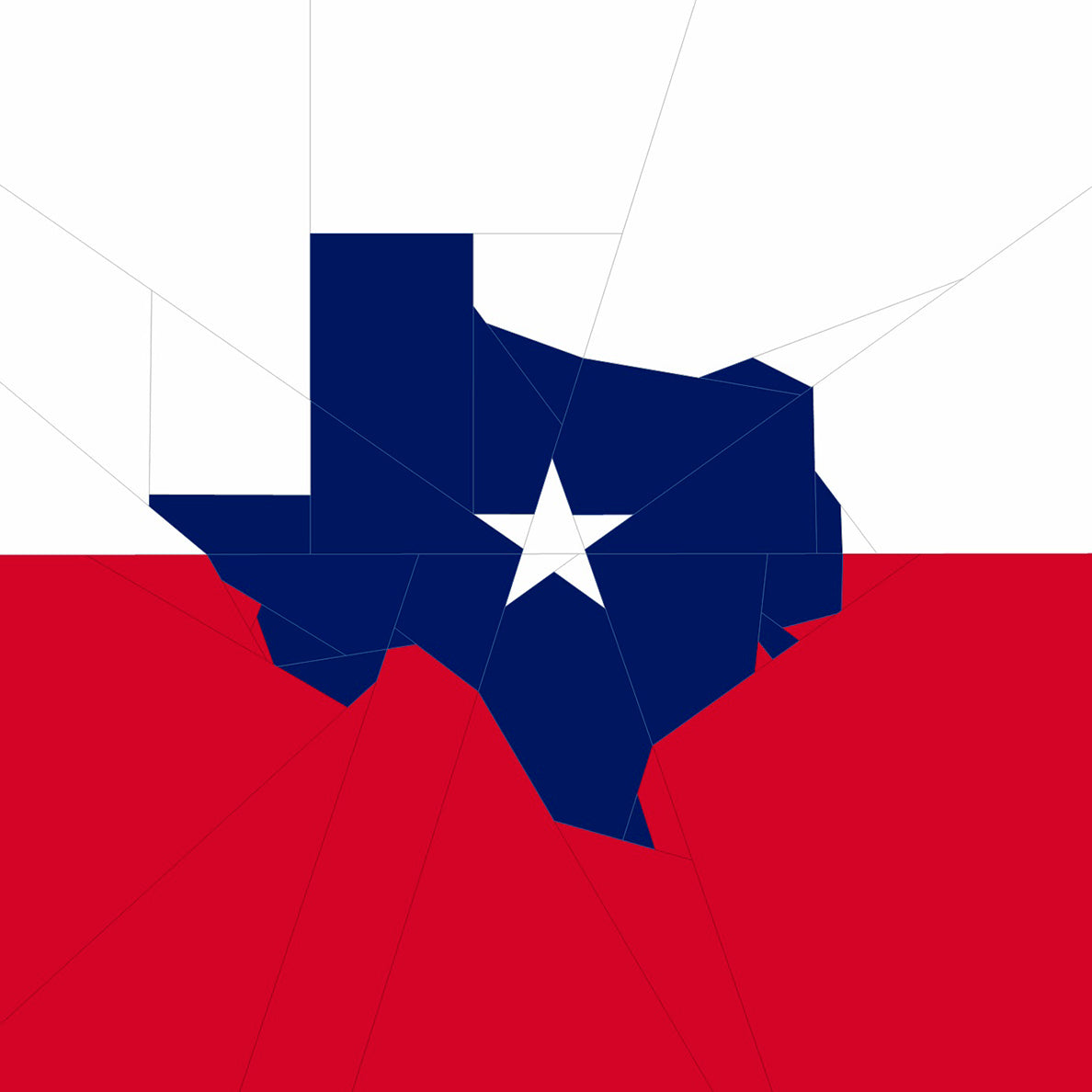 Texas Flag Quilt Pattern – Modern Quilt Patterns