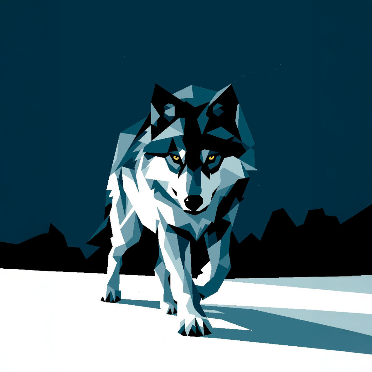 Winter Wolf Quilt Pattern – Modern Quilt Patterns