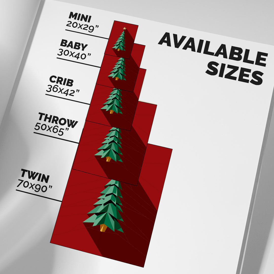 Modern Xmas Tree Paper Piecing – Modern Quilt Patterns